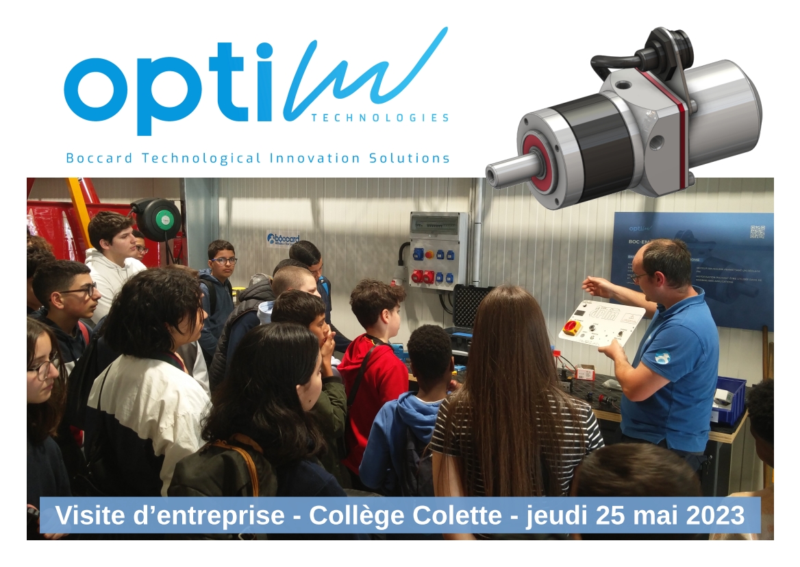 Visite de l’entreprise OPTIM technologies Villeurbanne – Site Internet du Collège COLETTE